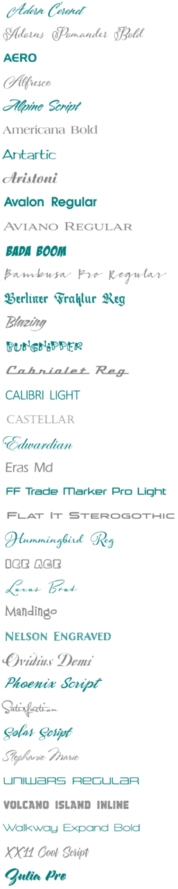 Font Previews | Boat Stripes